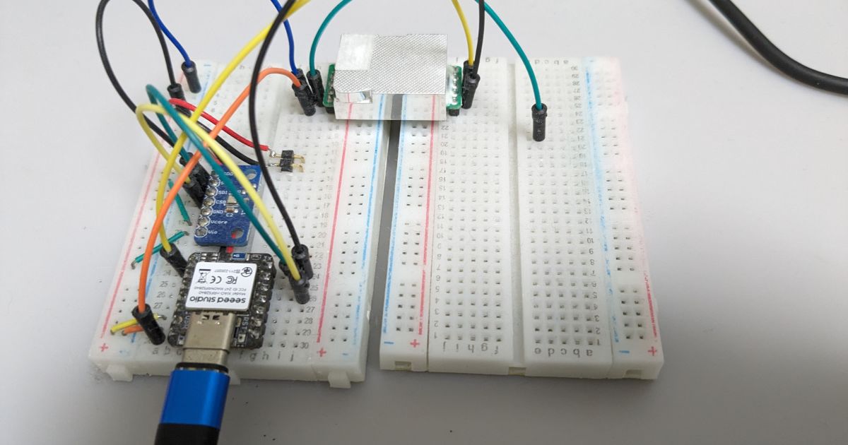 Seeed XIAO BLE nRF52840を使ってBLE IoT センサーを作る(実験編) by keitanak | elchika