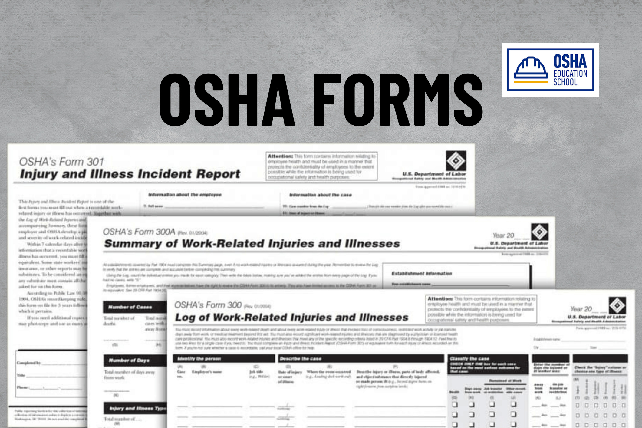 Explaining The Differences Between OSHA 300, 300A and 301