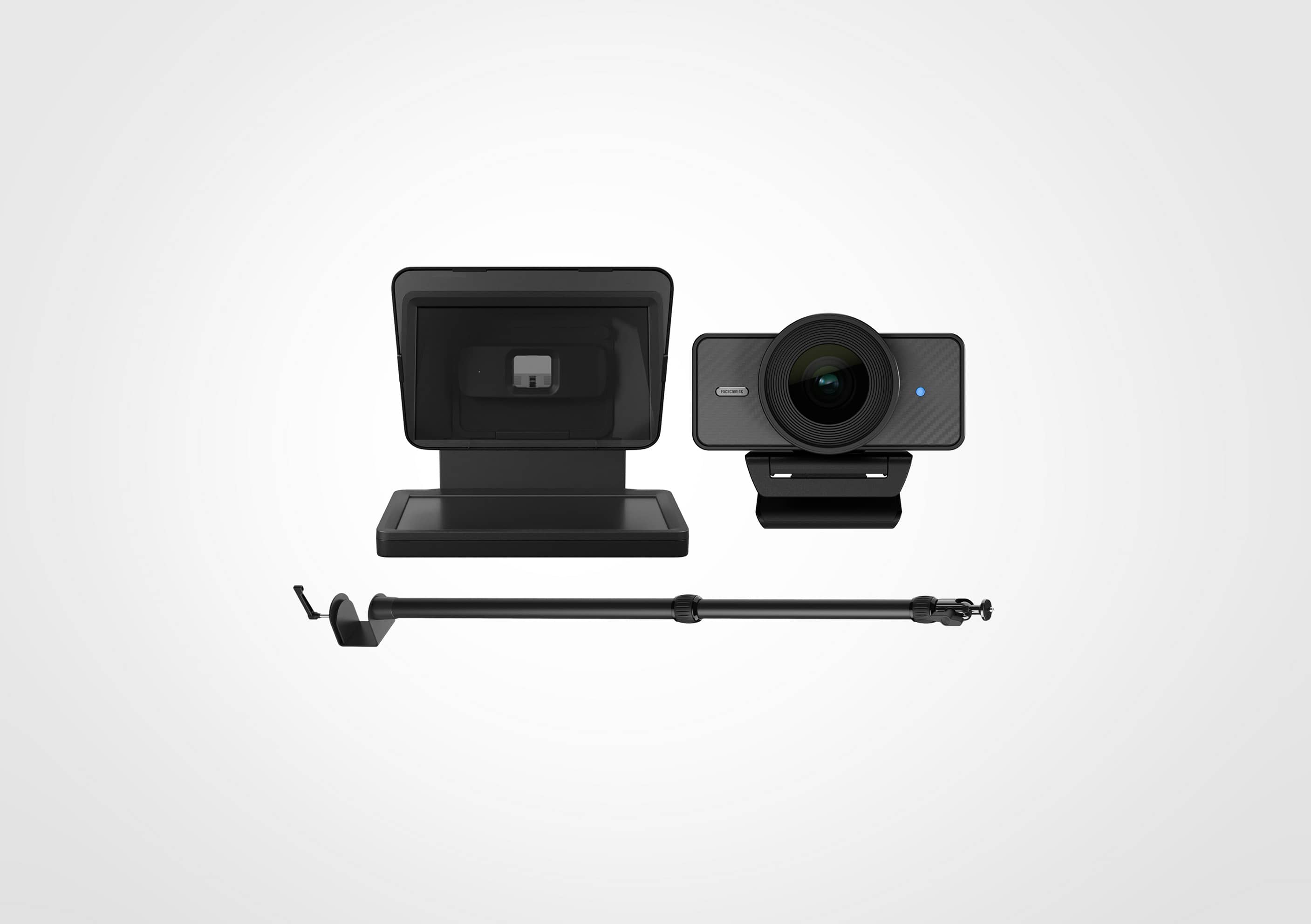 Facecam 4K (Carbon), Prompter and Master Mount L Bundle | Elgato