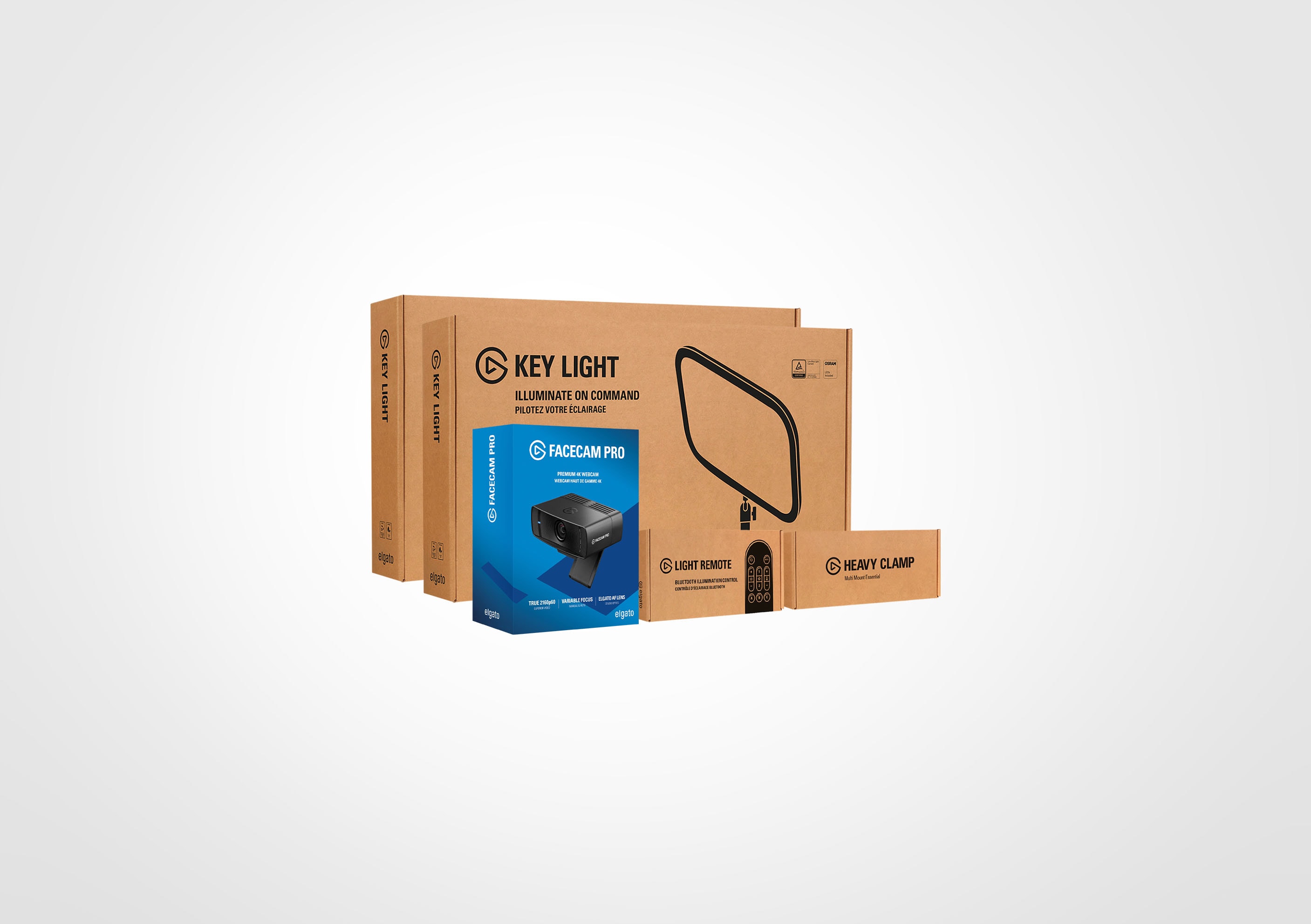 Key Light Duo Bundle - Wall HD Remote | Elgato