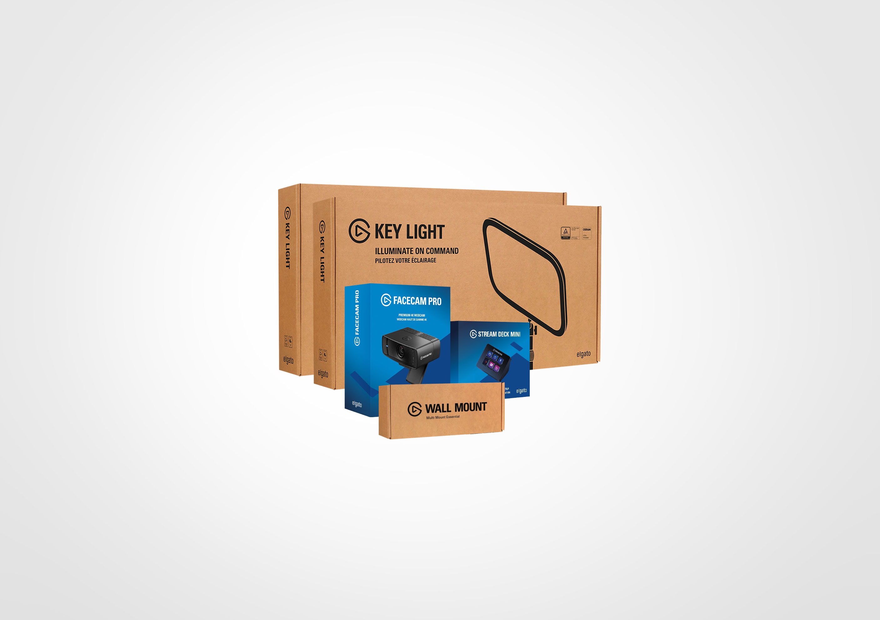 Key Light Duo Bundle - Wall Pro Mini | Elgato