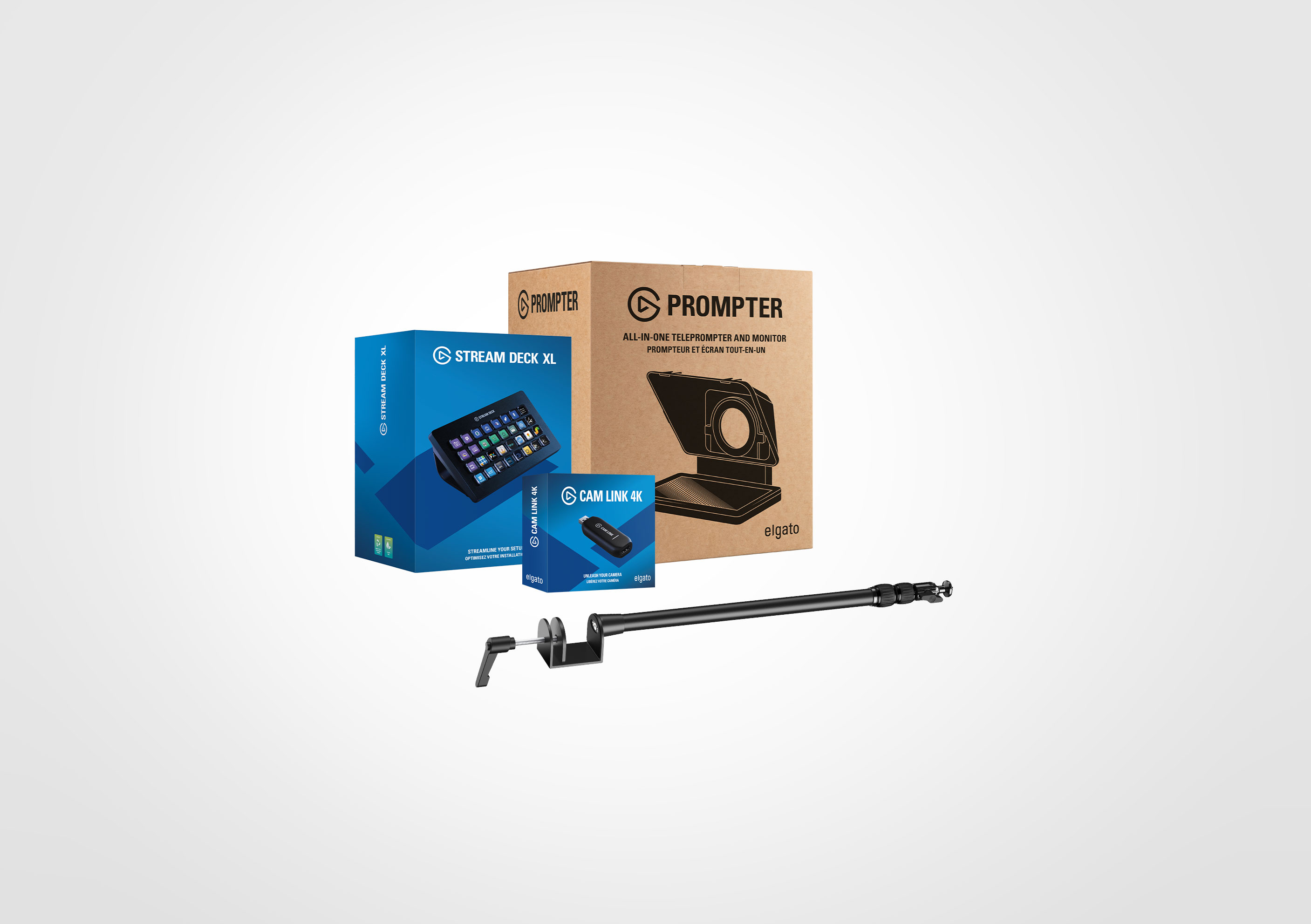 Prompter Mounted Cam Bundle XL | Elgato