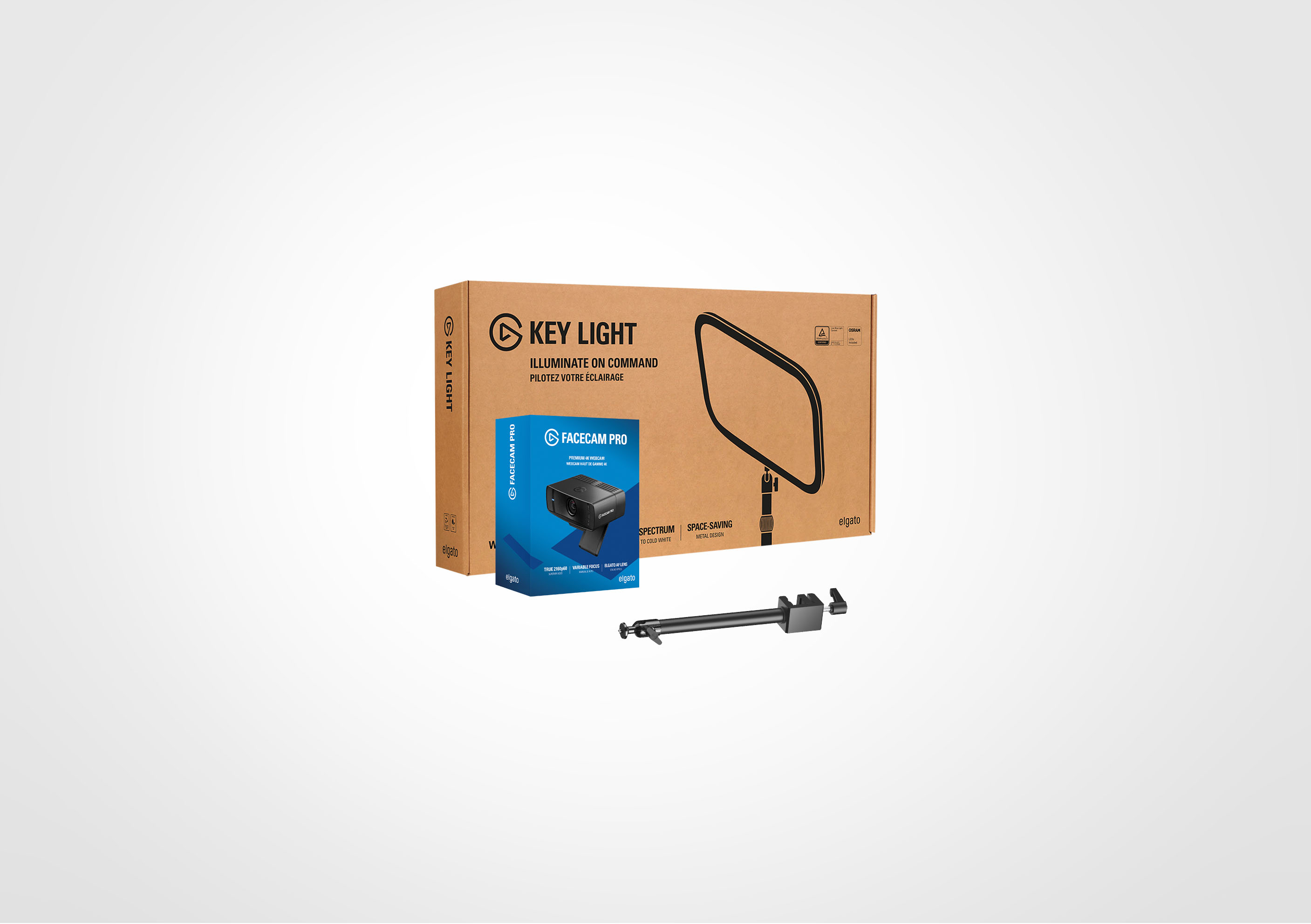 Key Light Solo Bundle - Solid Pro | Elgato