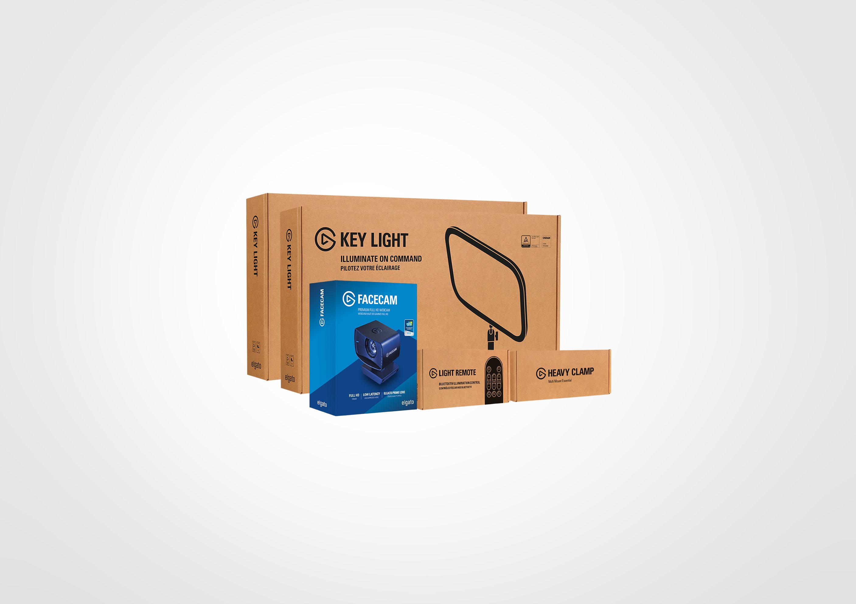 Key Light Duo Bundle - Heavy HD Remote | Elgato