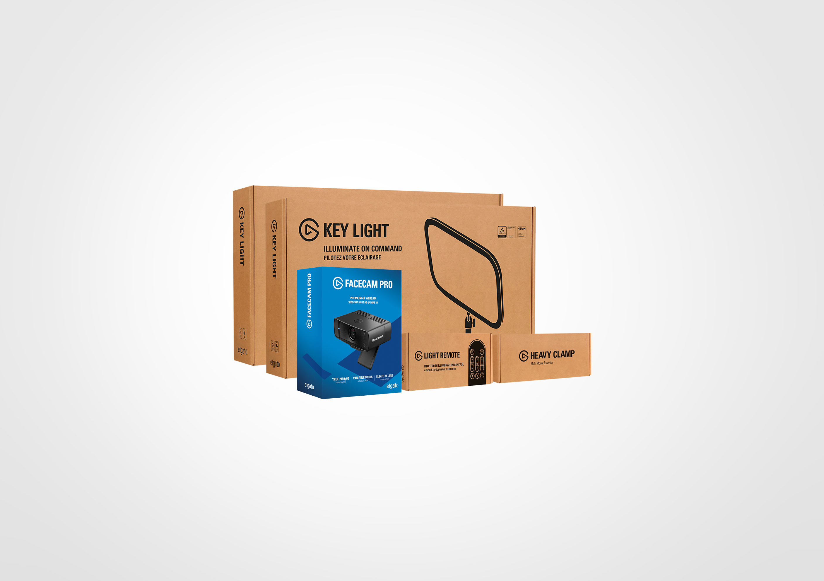 Key Light Duo Bundle - Wall HD Remote | Elgato