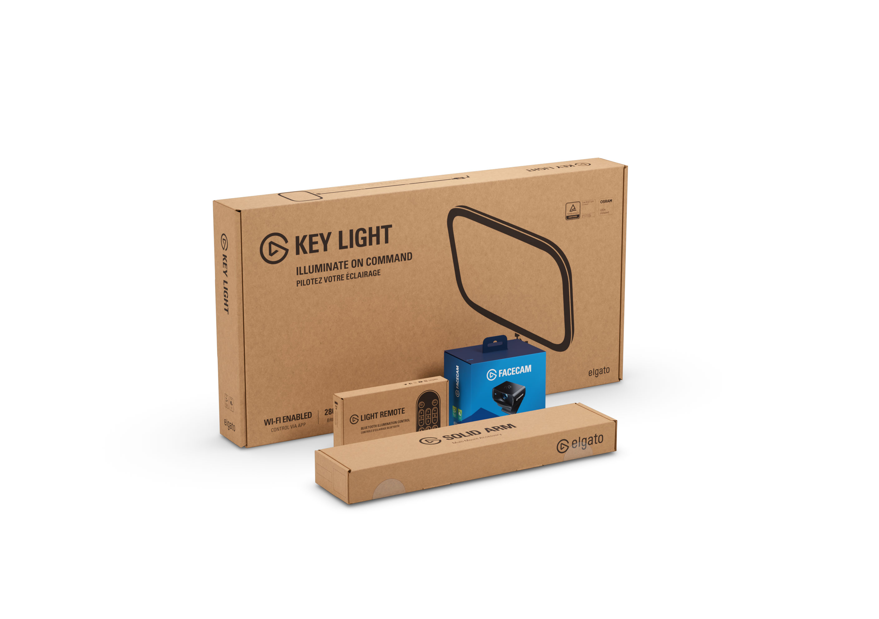 Key Light Solo Bundle - Solid HD Remote | Elgato