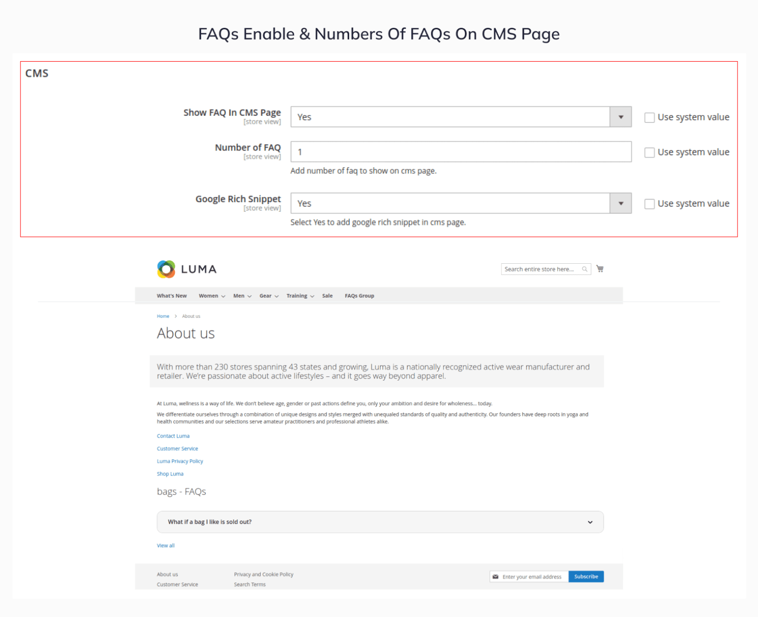 FAQ and Product Questions for ScandiPWA