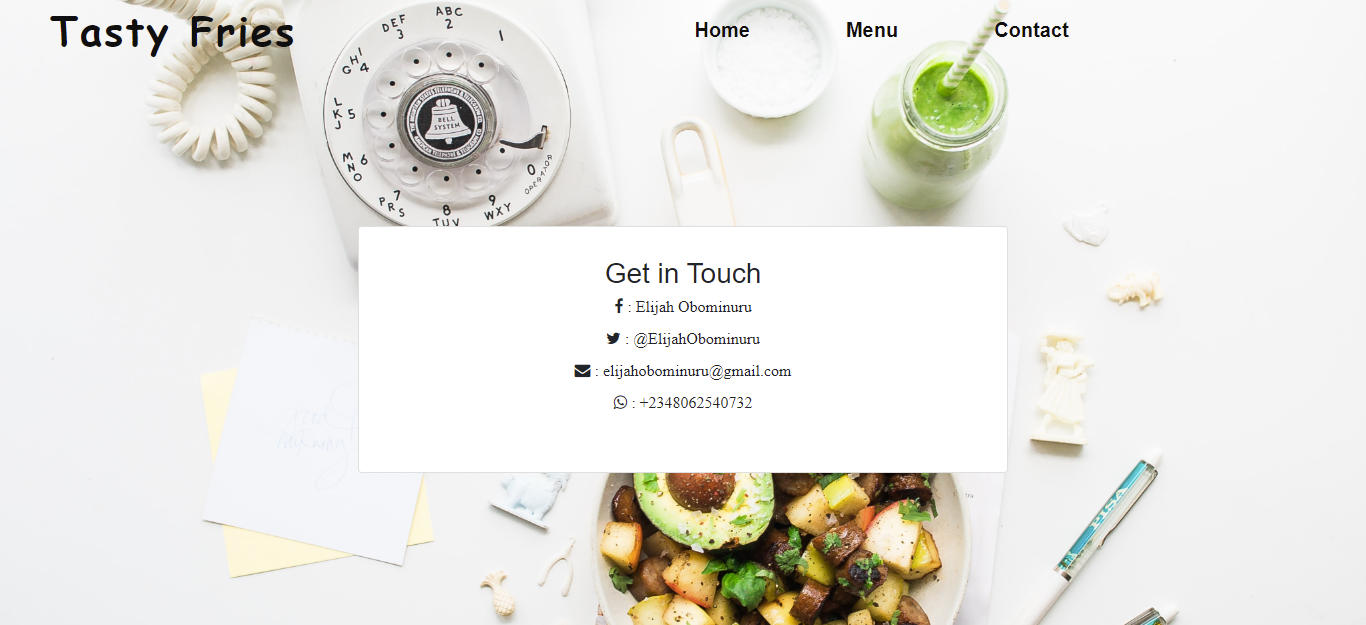 GitHub - Elijahscriptdev/restaurant-page