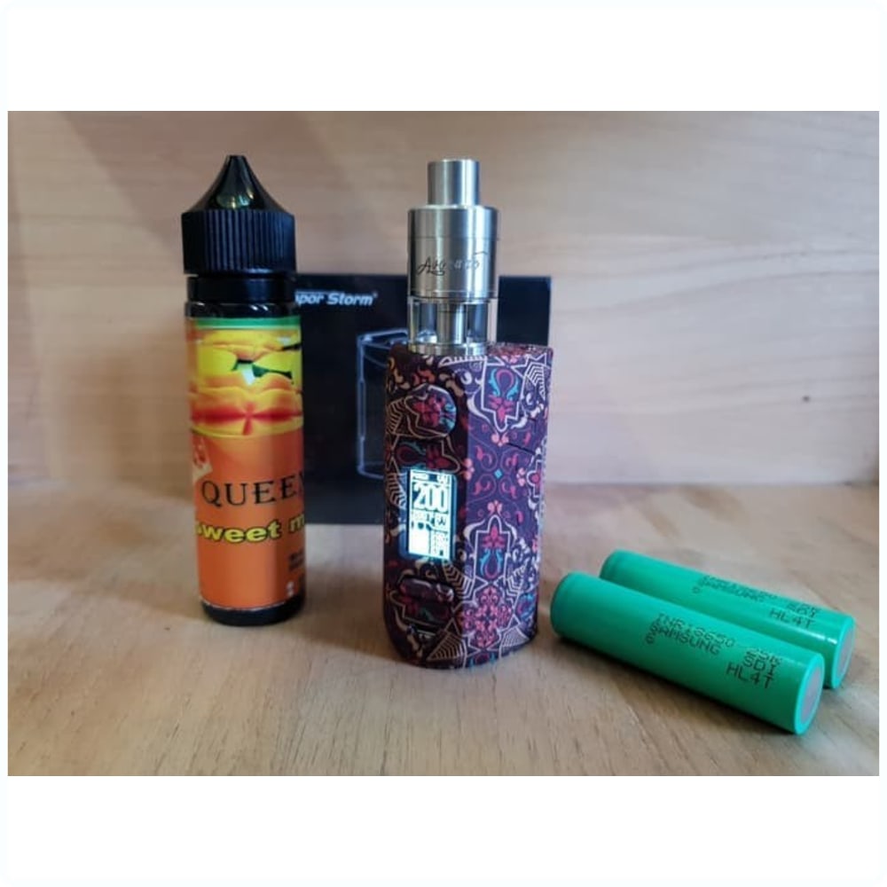 Jual Paket Siap Ngebul Vapor Mod Storm Puma 200 Watt Kit Rdta Vape ...