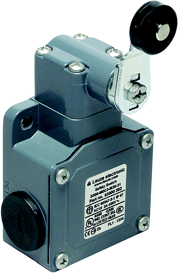 S300-M13C3-M20-SB Sikkerhets endebryter med lang actuator. 2NC + 1NO ...