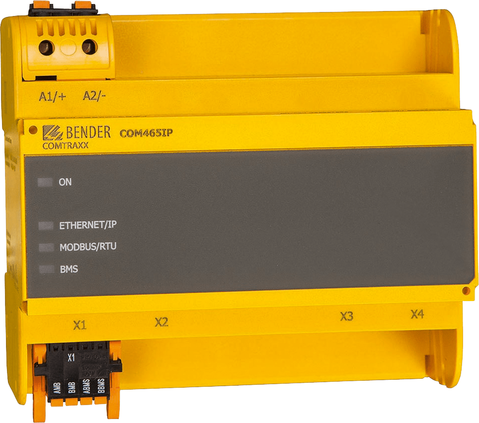 COM465IP Gateway. fra BMS/BCOM/Modbus RTU til Modbus TCP. Us:AC/DC 19.2 ...