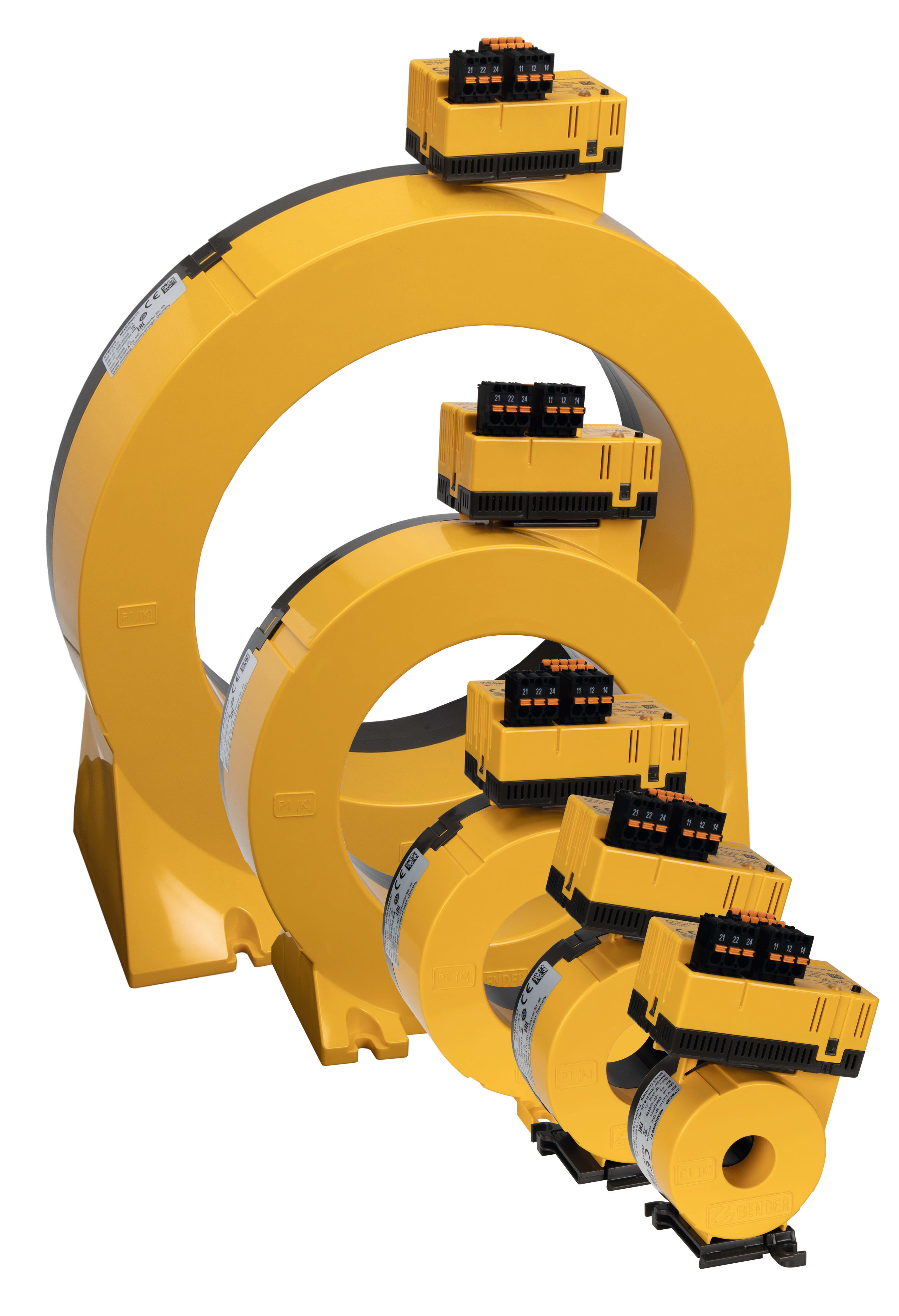 RCMB301. For summasjonstrafoer type CTB.... AC/DC type B . Aux: 24 V DC ...