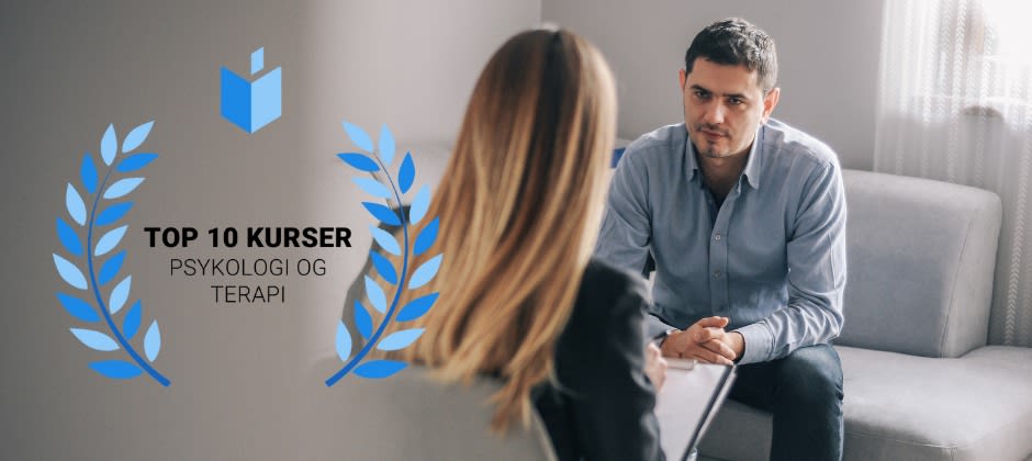 Se de 10 mest populære psykologi og terapi kurser her