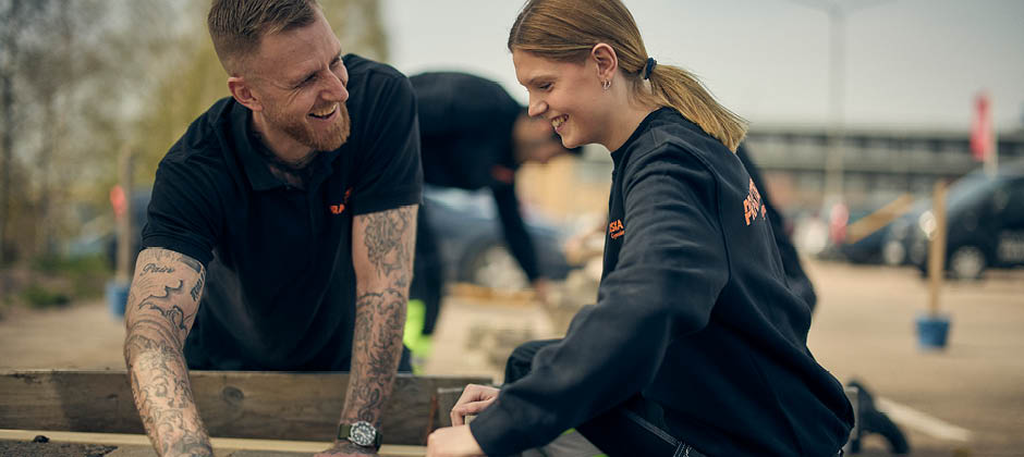 Mark och anläggning på Praktiska gymnasiet i Sundsvall