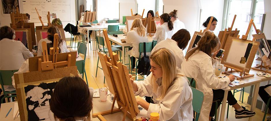 Estetiska programmet, Bild och formgivning, Anna Whitlocks gymnasium