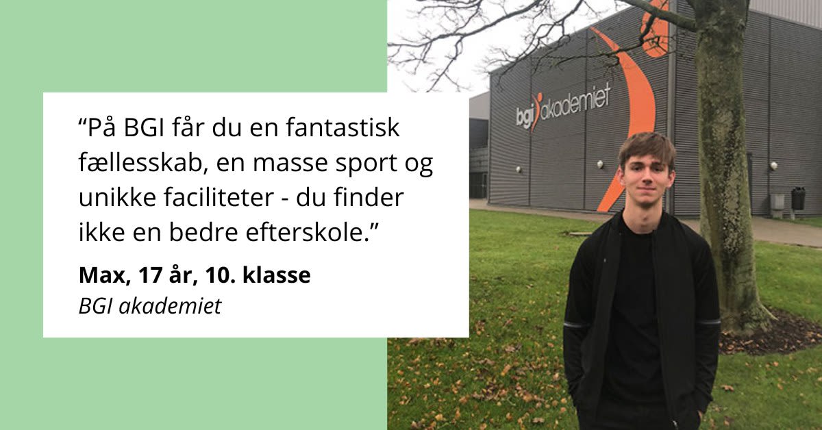 Mød Max fra BGI akademiet | Læs om oplevelsen her