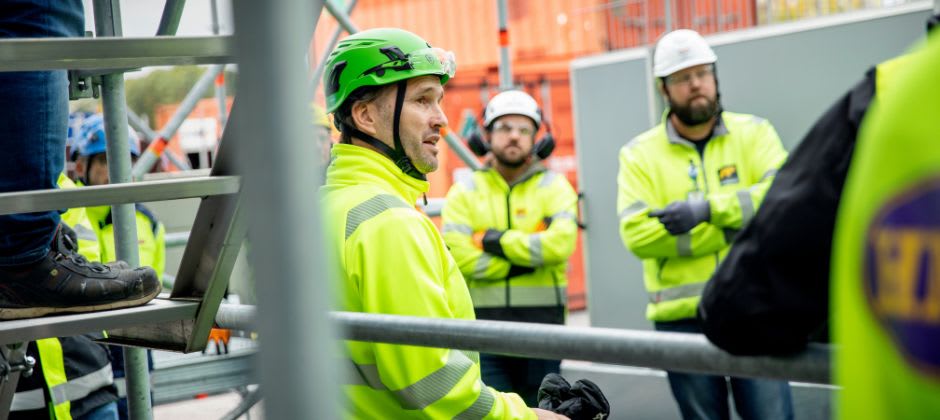 HLR utbildning i teori och praktik, Byggbranschens säkerhetspark