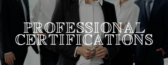 Professional Certifications