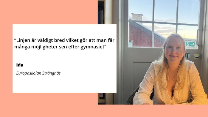 Ida Carlsson, Europaprogrammet beteende