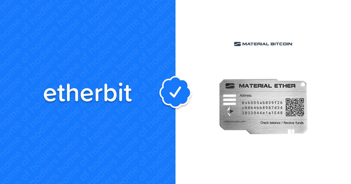 Material Crypto - Ether - Bitcoin (BTC) multi-asset hardware wallet - Hardware wallet - Etherbit.in