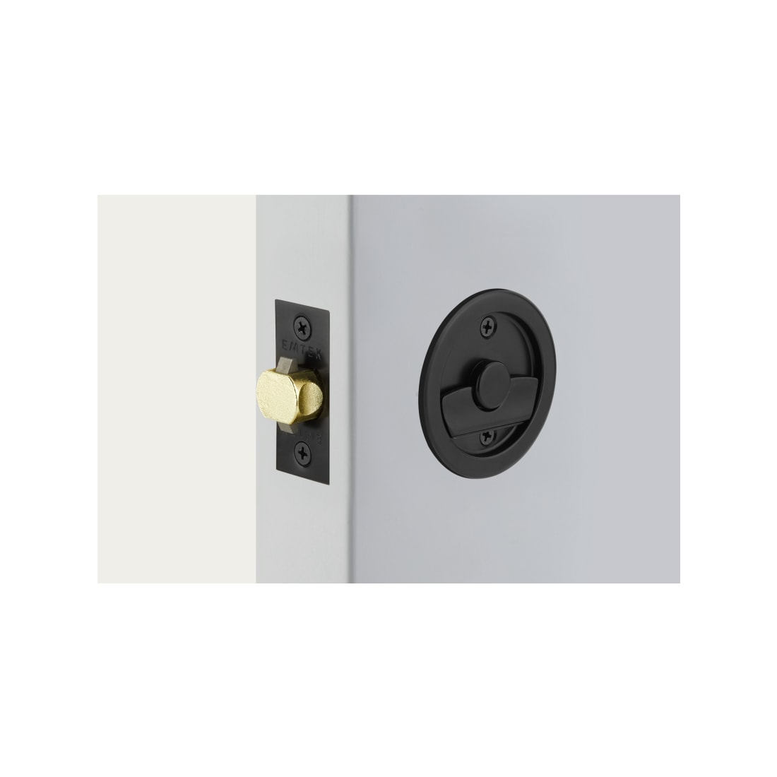 Square Pocket Door Tubular Lock | Emtek