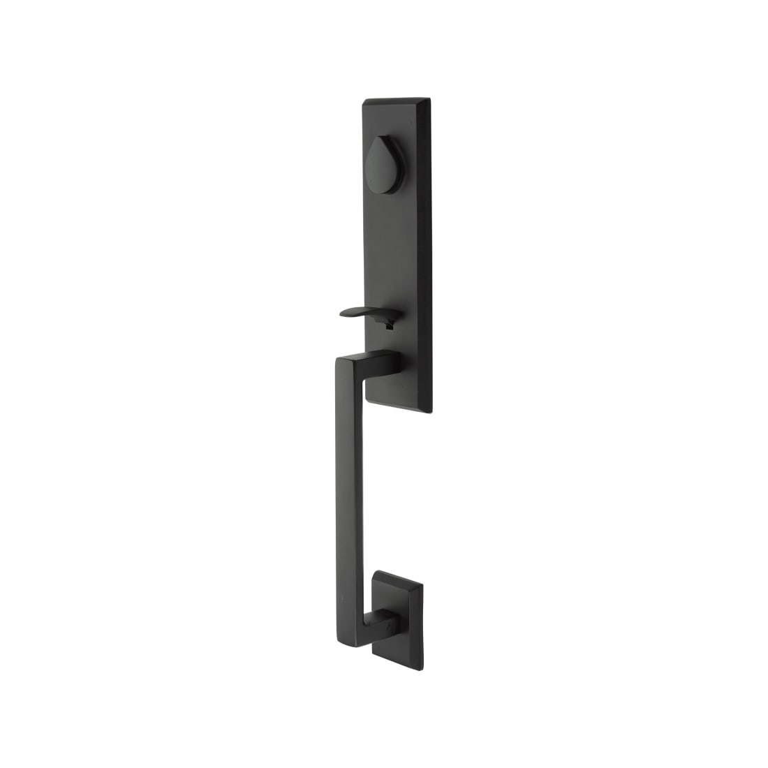 Rustic Modern Rectangular Pocket Door Mortise Lock | Emtek