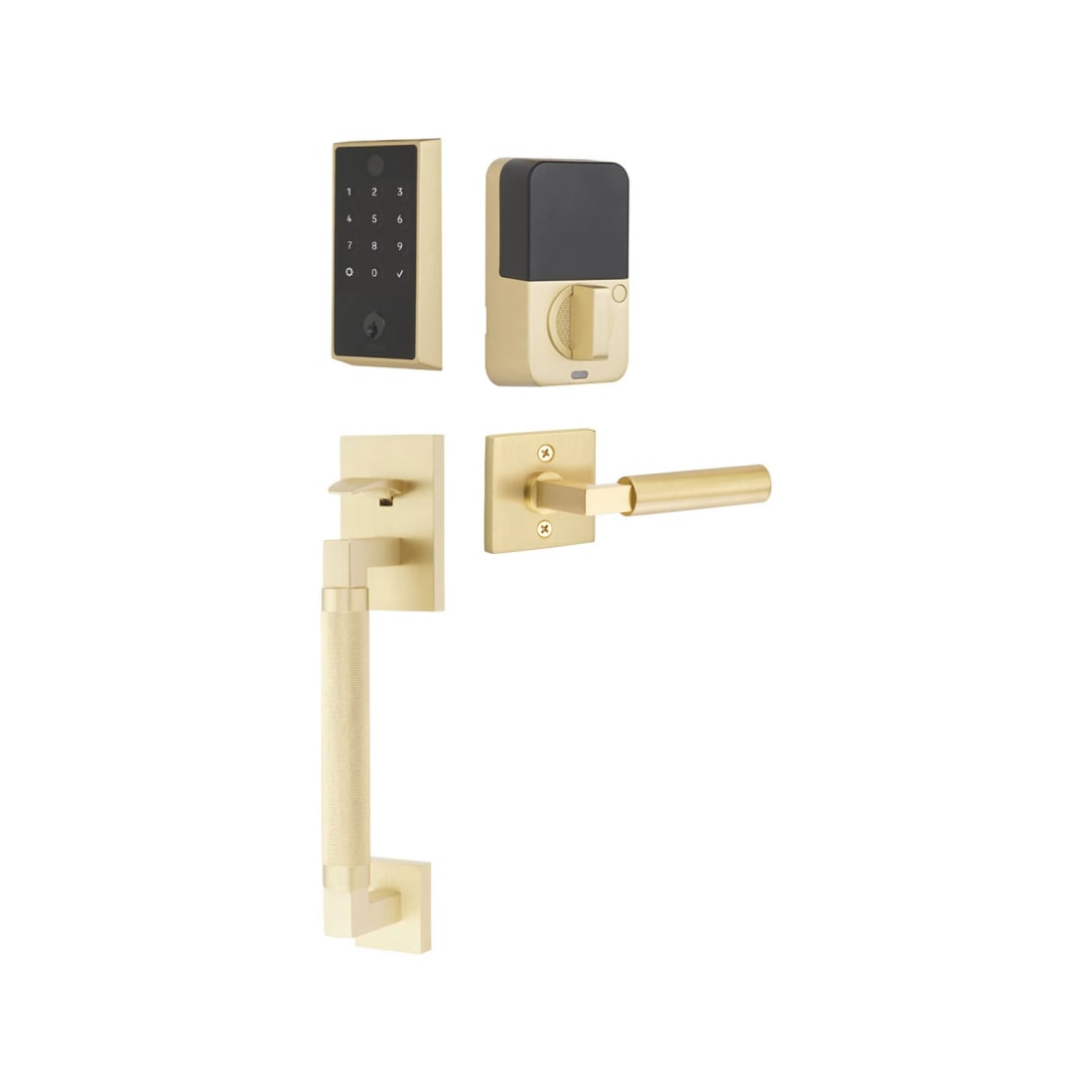 EMPOWERED™2 Touch Entry Set with Franklin Grip Keyed | Emtek