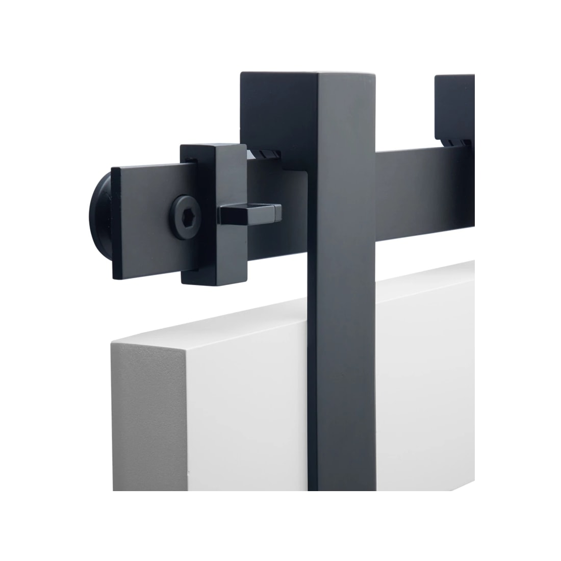 Stainless Steel Low Profile Concealed Wheel Hanger Kit | Emtek