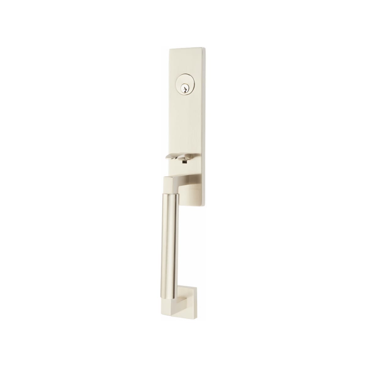 Hercules Smooth Monolithic Tubular Entry Set | Emtek