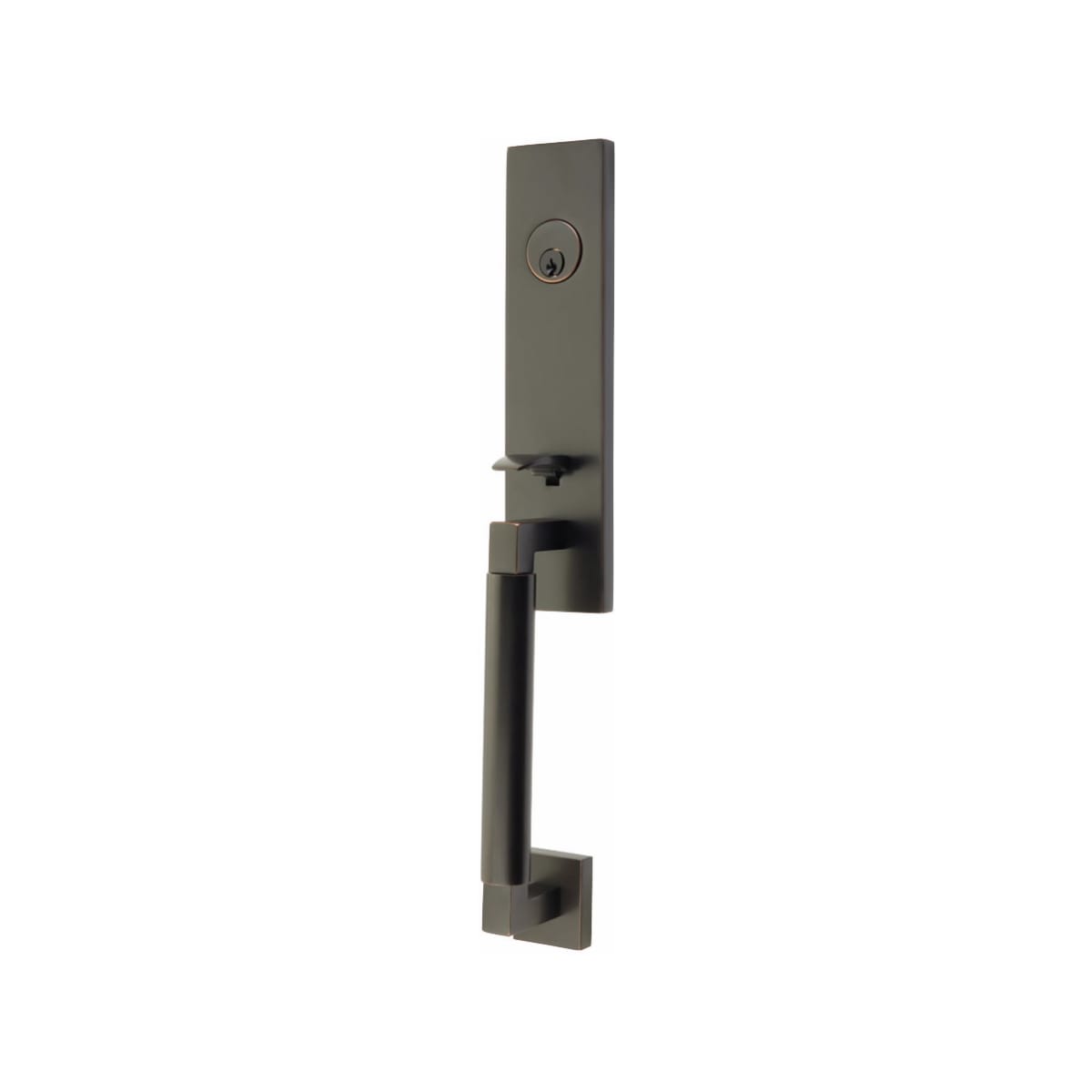 Hercules Smooth Monolithic Tubular Entry Set | Emtek