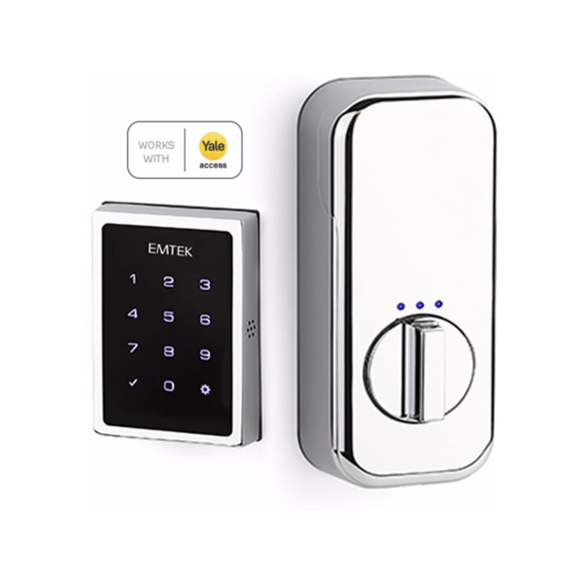 EMPowered™ Motorized Touchscreen SMART Keypad Deadbolt - Works with ...