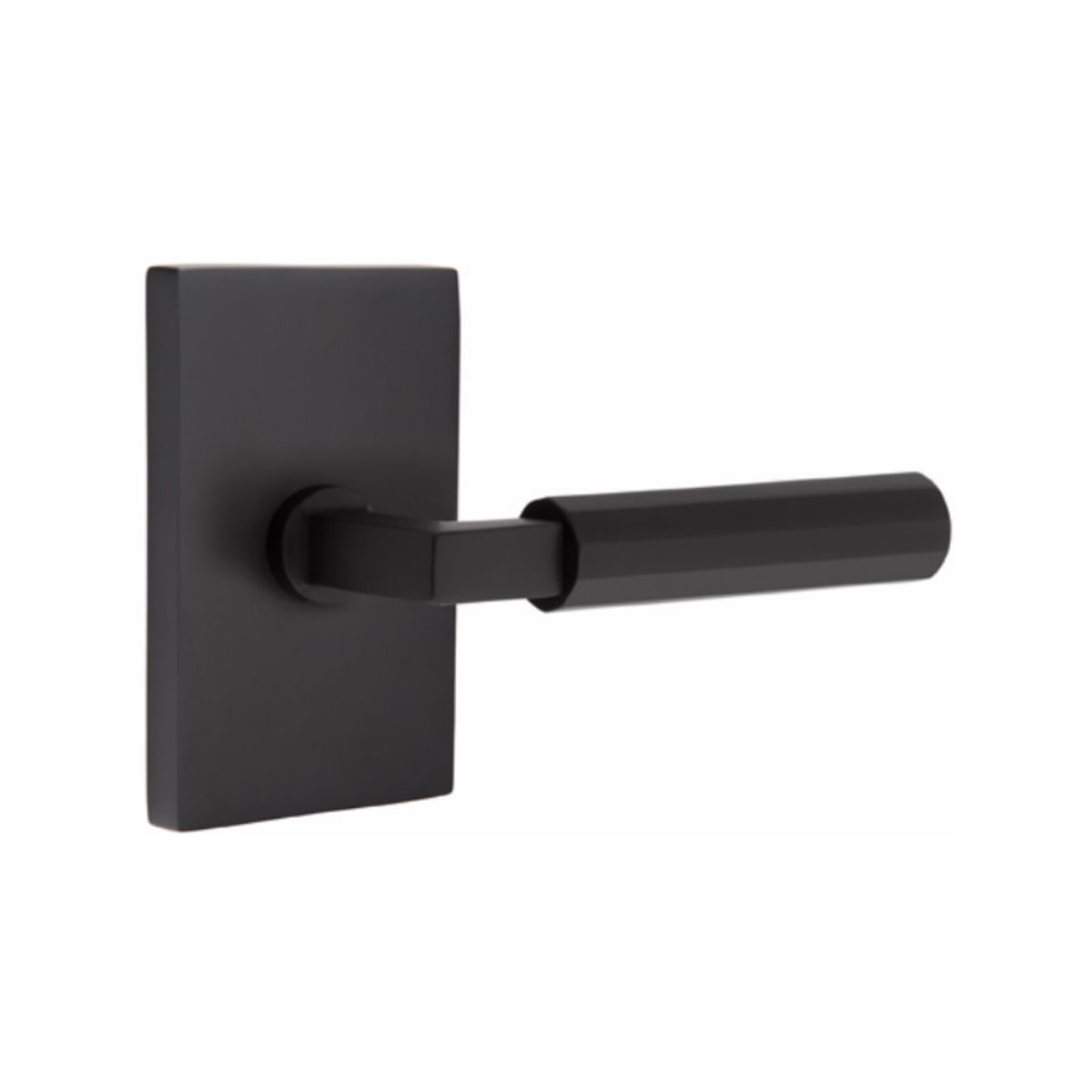 Select L-Square Faceted Lever | Emtek