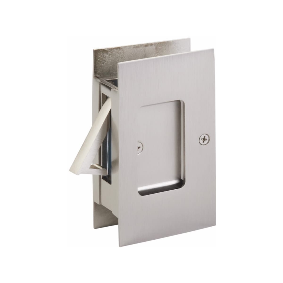 Modern Rectangular Pocket Door Lock | Emtek