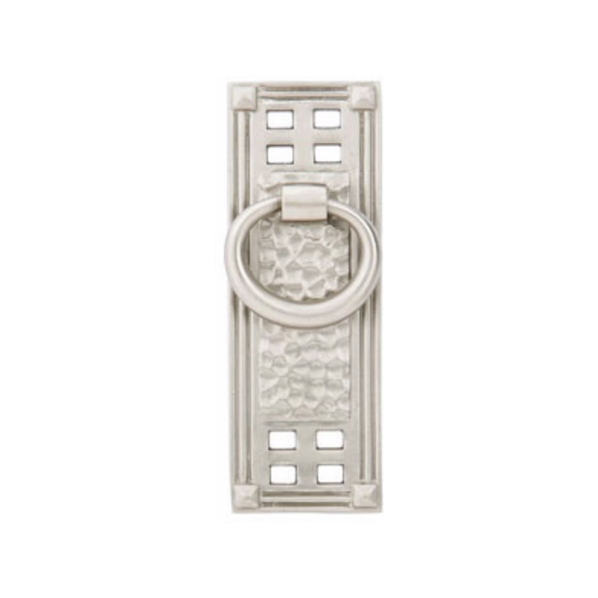 Hammered Vertical Ring Cabinet Pull | Emtek