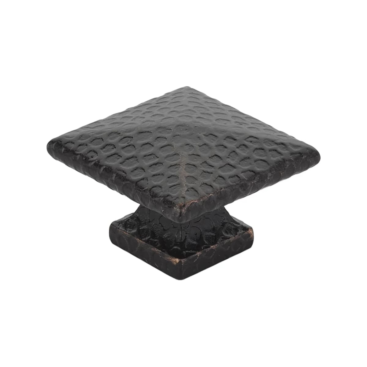 Square Dimpled Cabinet Knob | Arts & Crafts Collection | Emtek