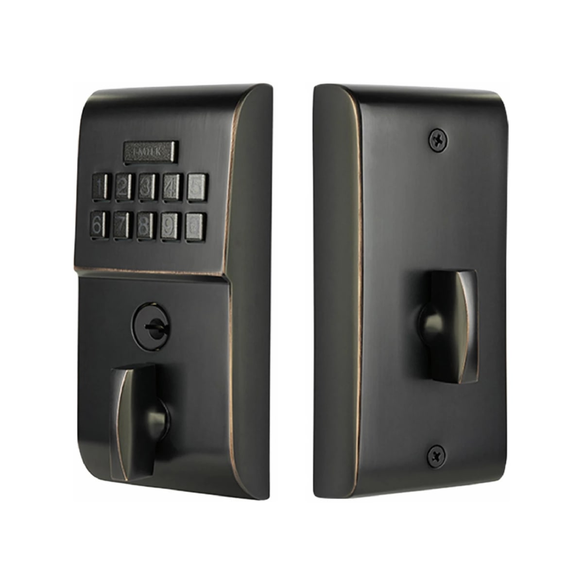 Modern Brass Keypad Deadbolt | Emtek