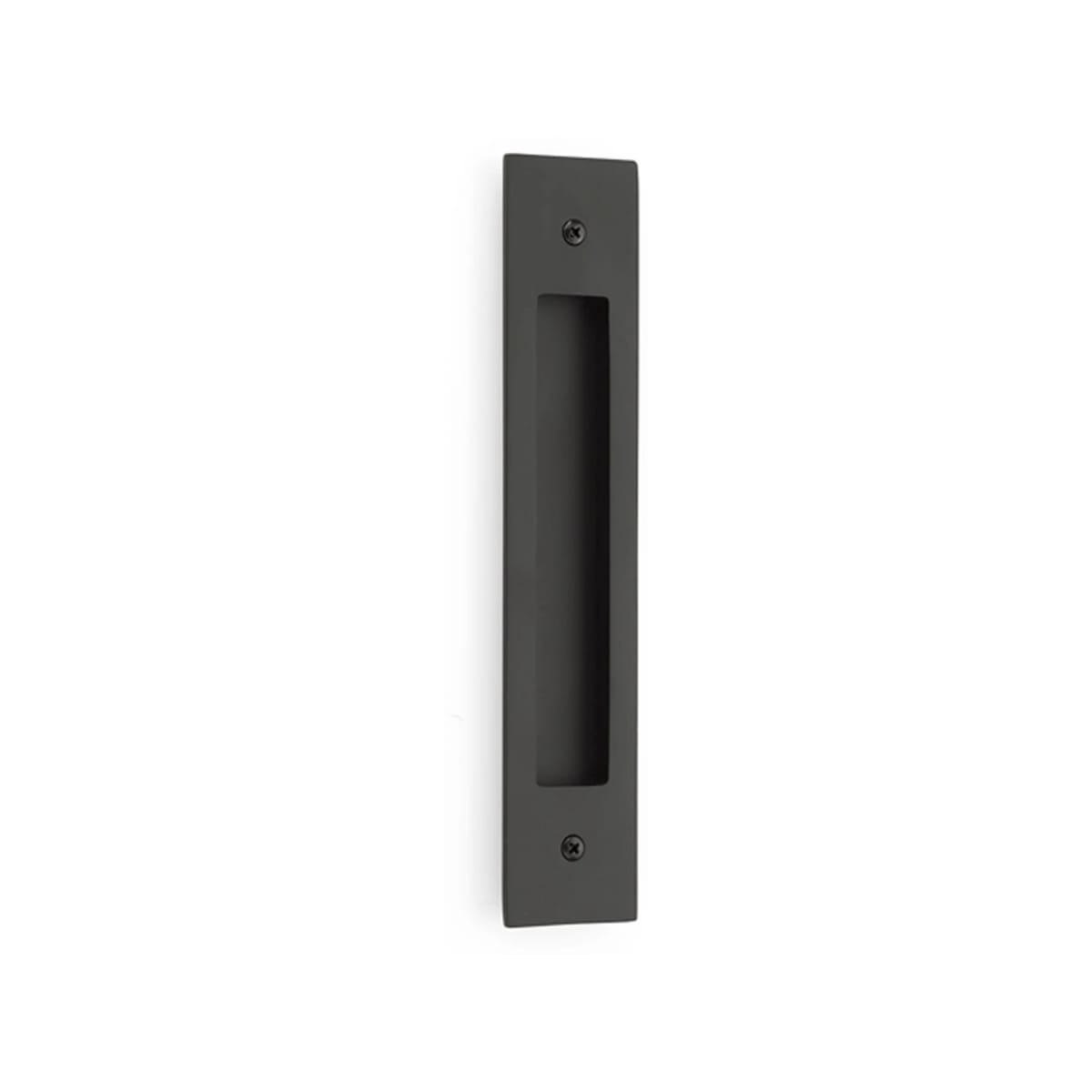 Modern Rectangular Flush Pull for 8" Center-to-Center Door Pull. | Emtek