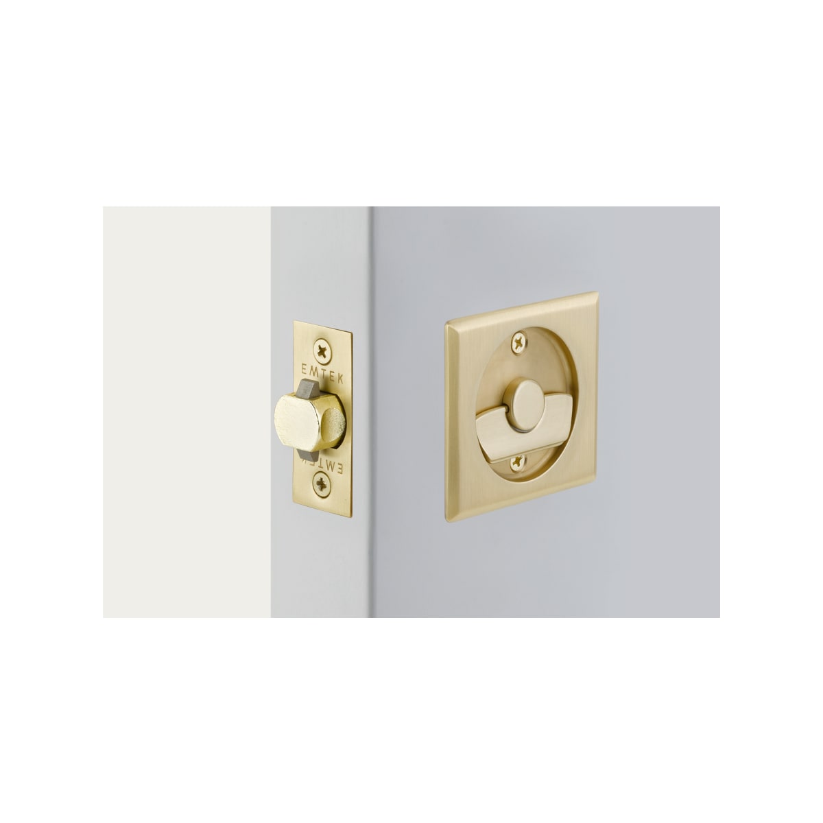 Square Pocket Door Tubular Lock | Emtek