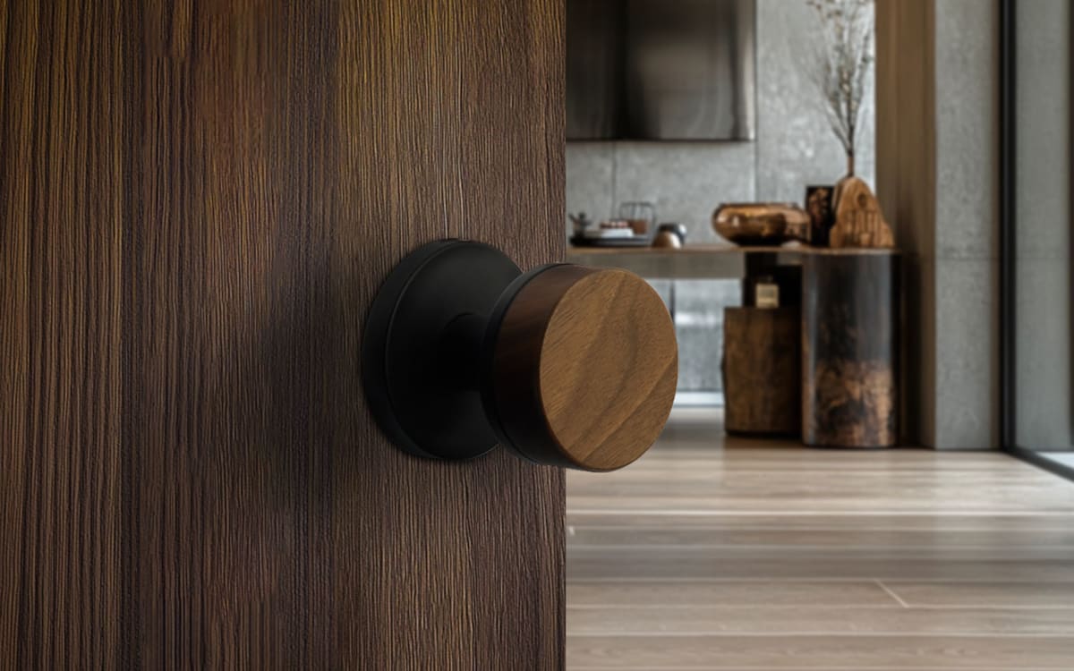 SELECT Conical Dark Walnut Knob | Emtek