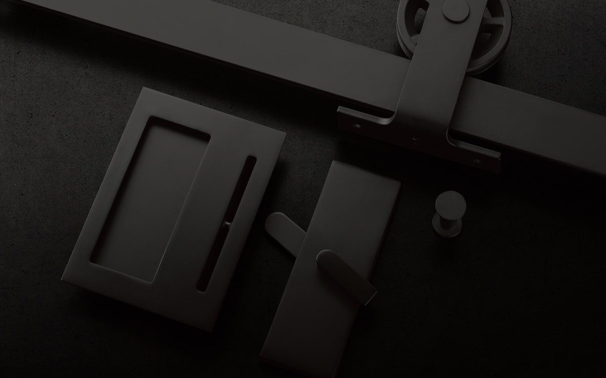 Modern Rectangular Privacy Lock and Flush Pull | Emtek