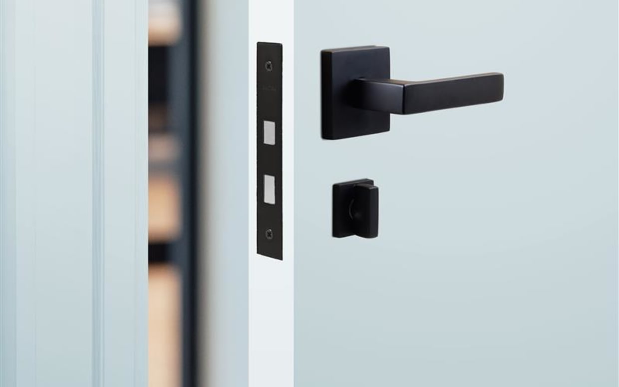 SELECT L-Square Rosso Levanto Marble Lever | Emtek