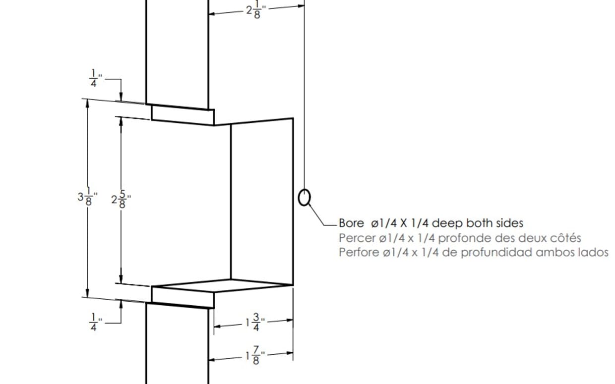 Standard Pocket Door Lock | Emtek