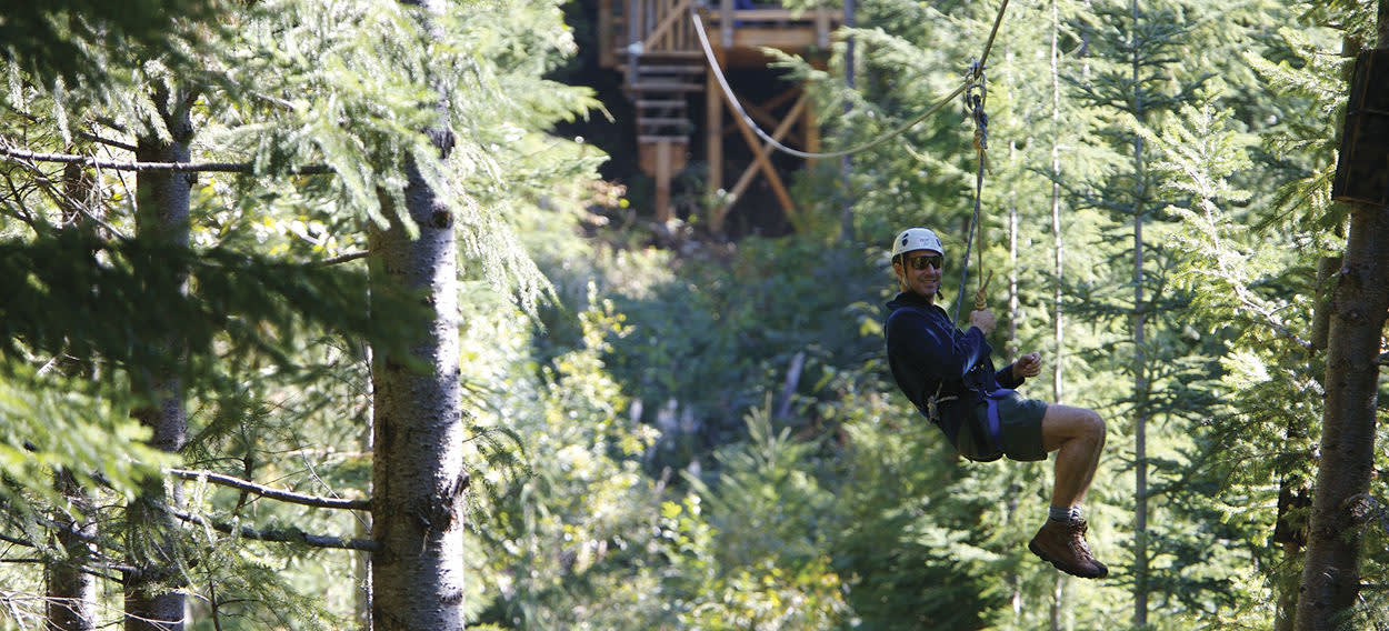 Zip-line bjørnetur ved Whistler - MyPlanet Rejser