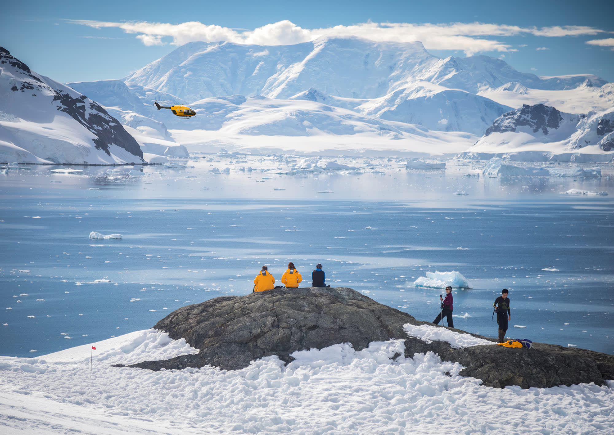 Exclusive Heli-Landing - Quark Expeditions
