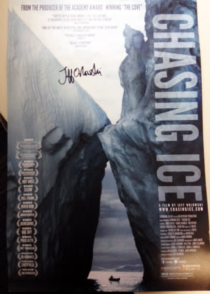 Giveaway: Signed "Chasing Ice" poster - Quark Expeditions