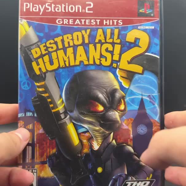 Destroy all Humans 2 PS2 CIB | MATTCOLLECTSSTUFF