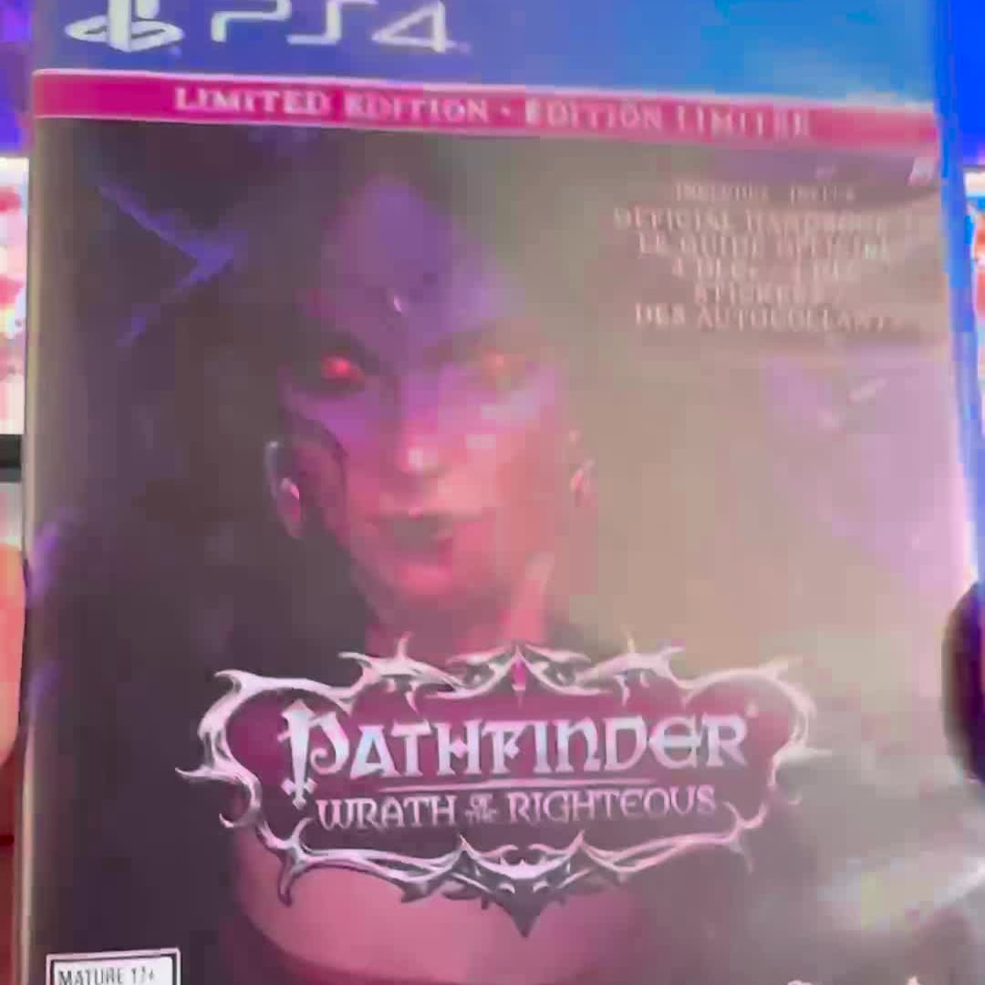 Pathfinder: Wrath of the Righteous - PS4 Limited Edition | SonicKJC