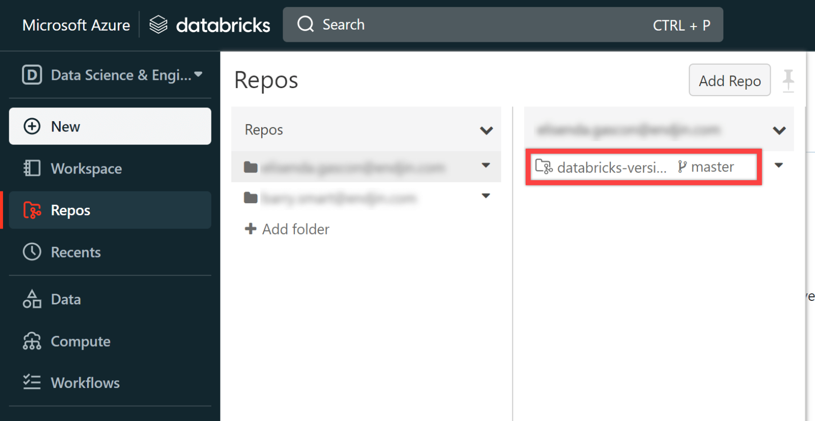 Version Control in Databricks