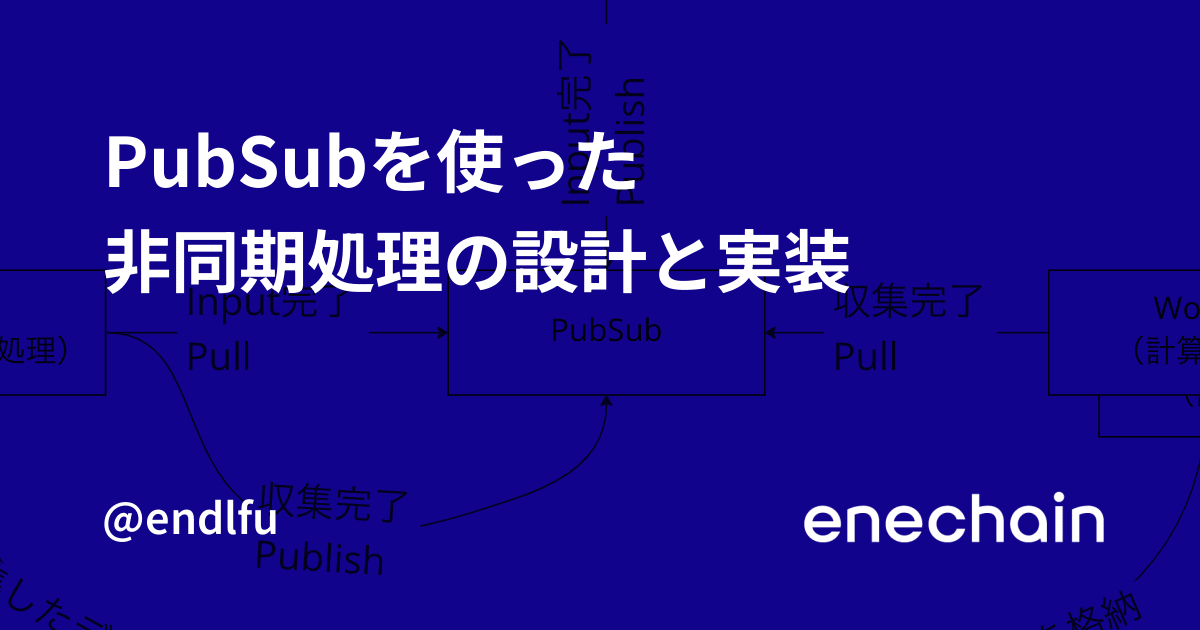 PubSubを使った非同期処理の設計と実装 - enechain Tech Blog