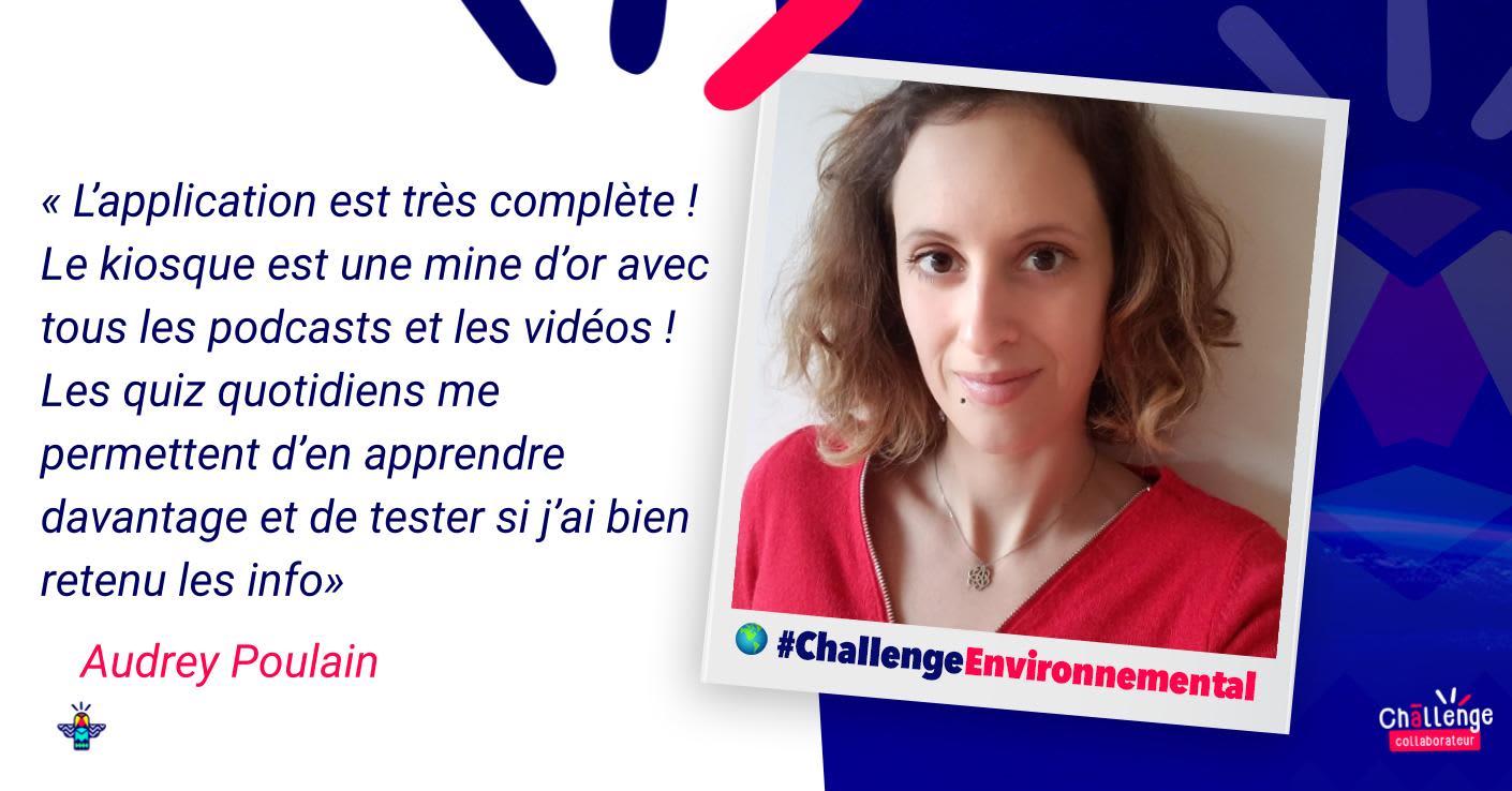 Portrait d'un-e engagé-e : Audrey Poulain, Consultante en app...